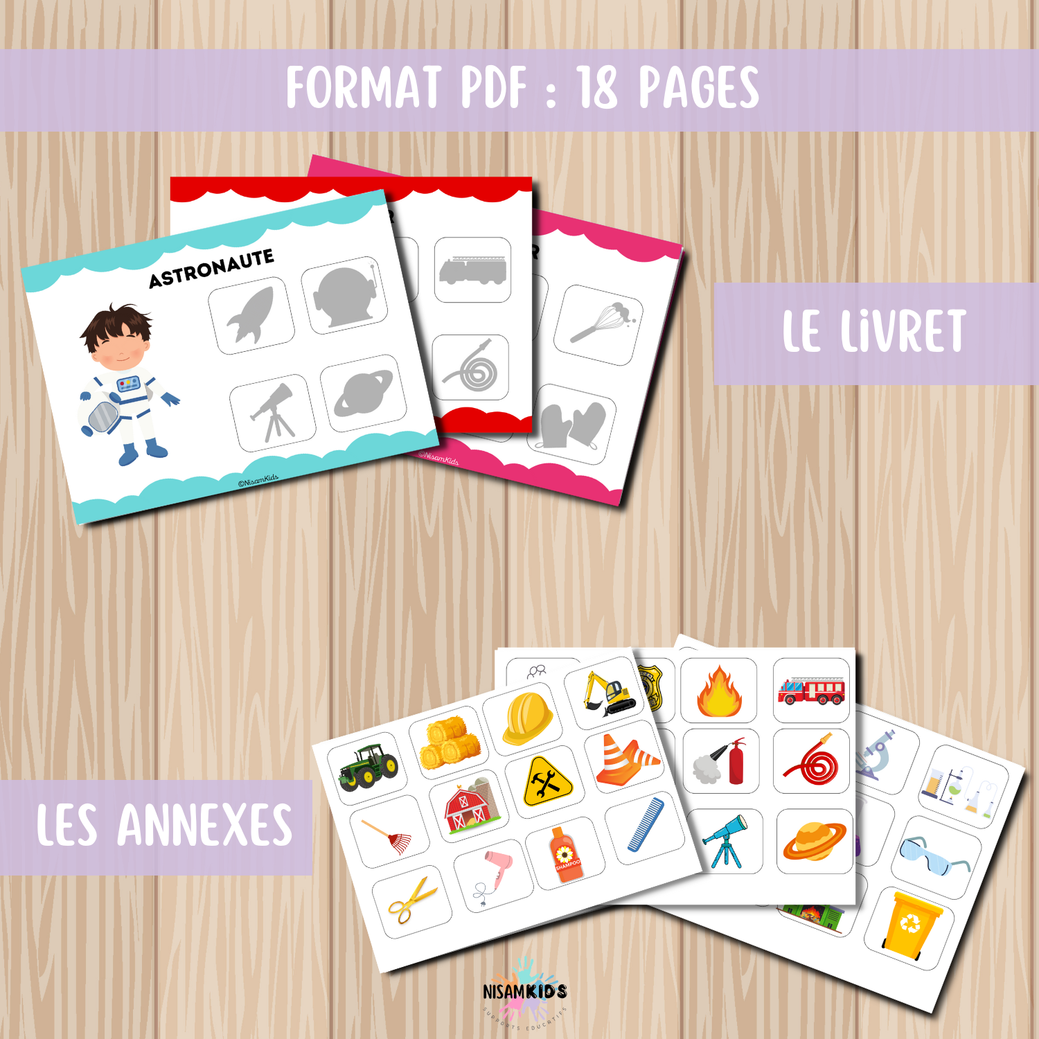 Livret d’activités sur les métiers - NisamKids